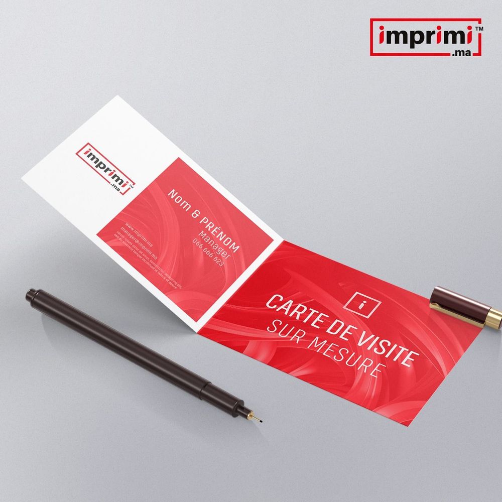 Carte sur mesure | Carte avec forme de découpe | Carte format spécial